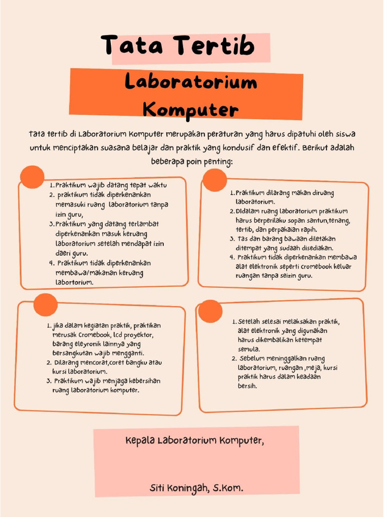 Tata Tertib Labkom 2024 | PDF