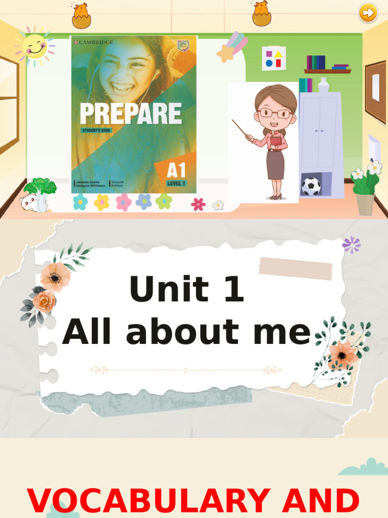 Prepare Unit 1 All About Me | PDF