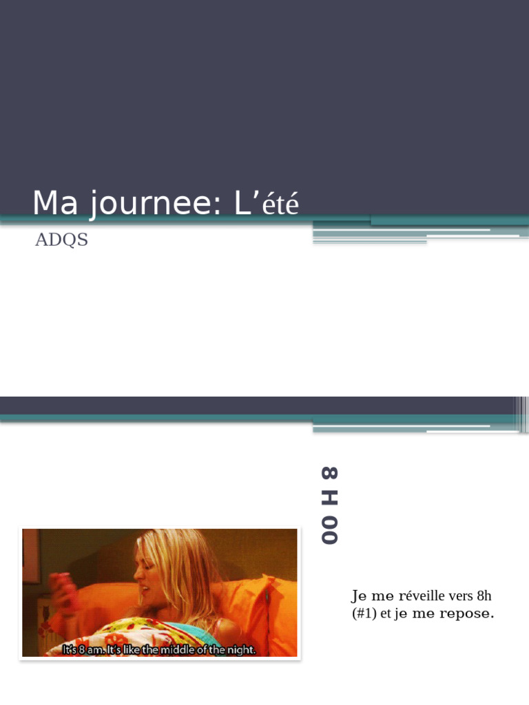 Une journée d'été typique | PDF