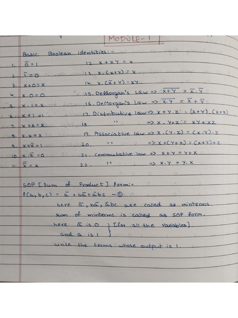 DLD Notes For CIE 1 | PDF