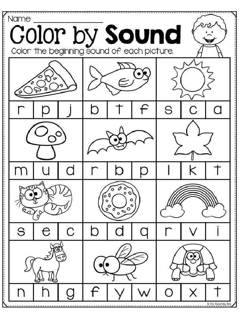 Coloring Pages and Activity Sheet For Kindergarten | PDF
