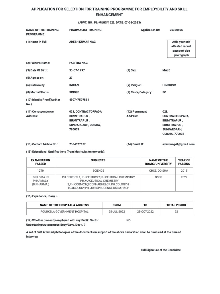 Training Program | PDF