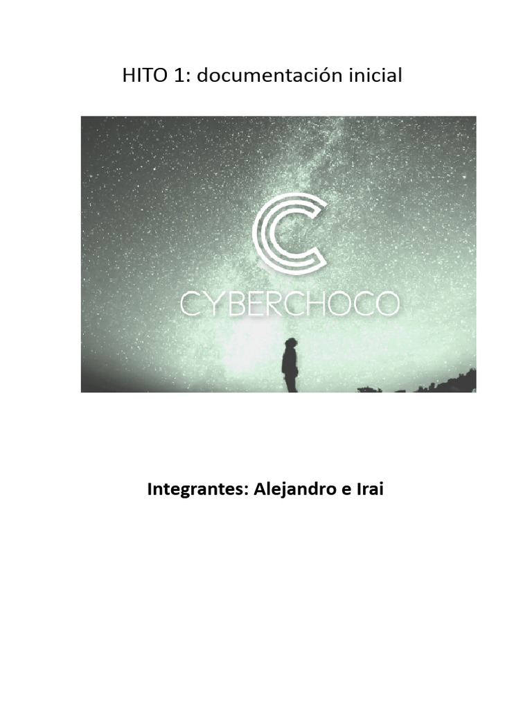 HITO 1 - Documentación Inicial - Alejandro e Irai | PDF