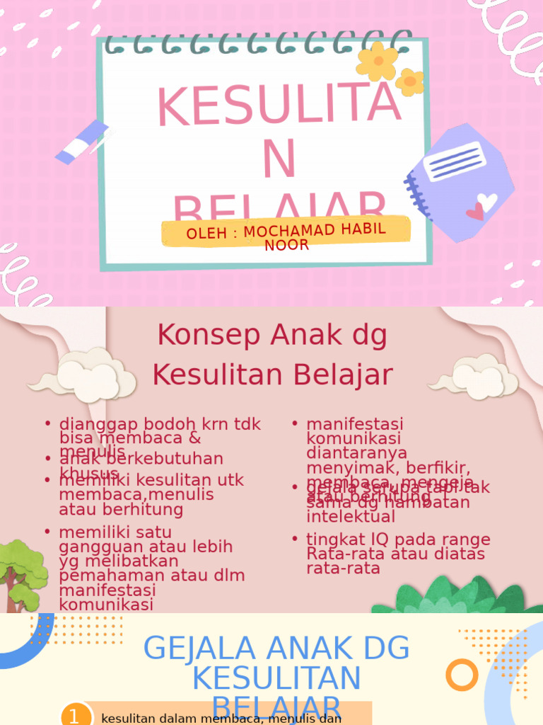 Kesulitan Belajar Habil | PDF