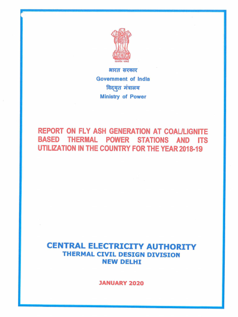 Flyash 201819 | PDF
