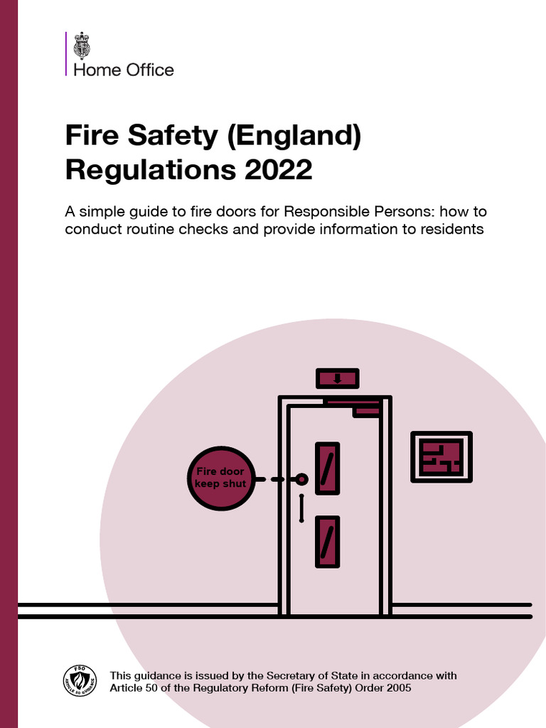 Fire Safety England Regulation 2022 Door Guide 1714812688 | PDF
