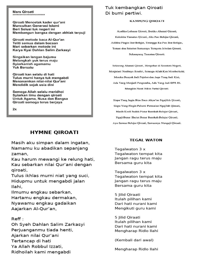 Hymne Qiroati | PDF