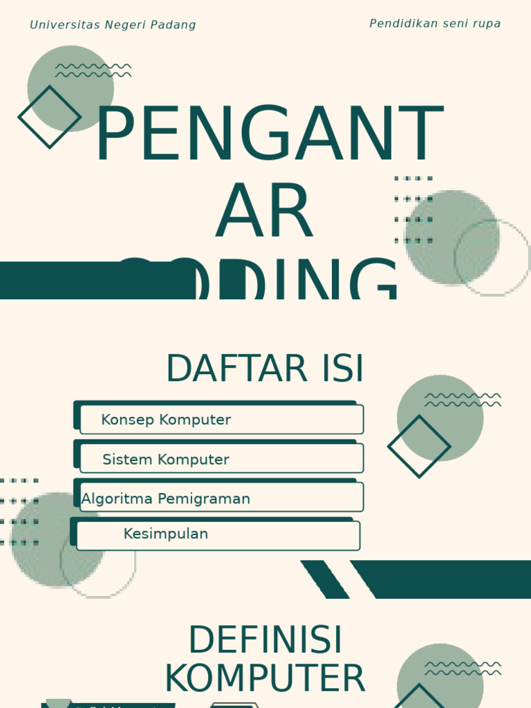 Tugas Pengantar Coding | PDF