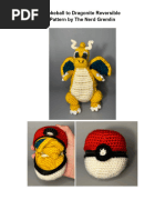Charzard Reversible Pokemon Pattern | PDF | Sewing | Crochet