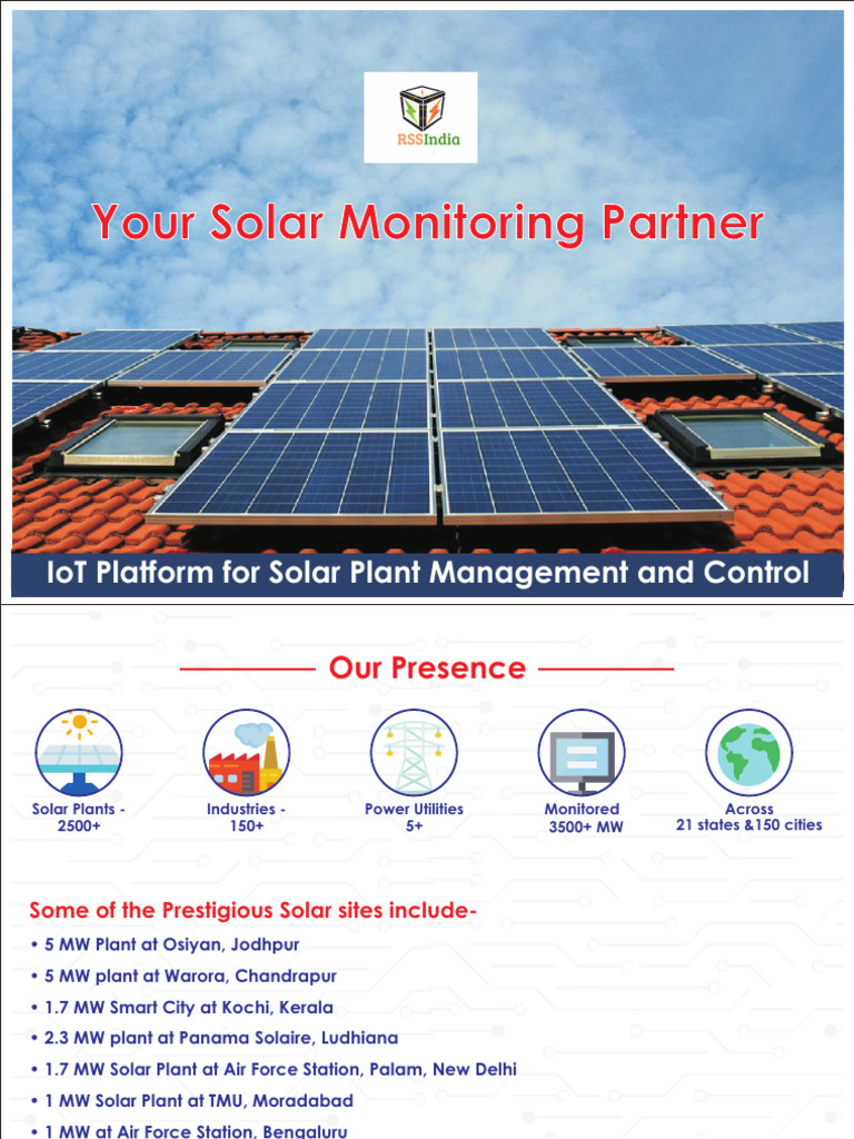Solar Plant Management RMS | PDF