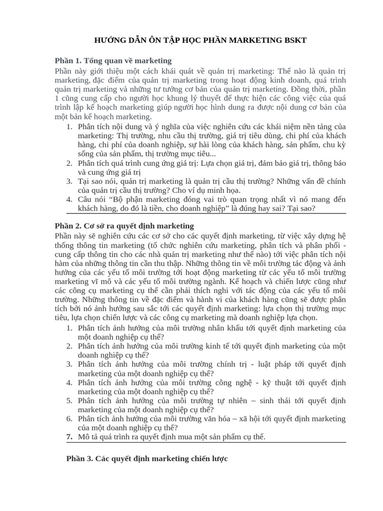 Tài liệu ôn tập. BSKT 4.2023 | PDF