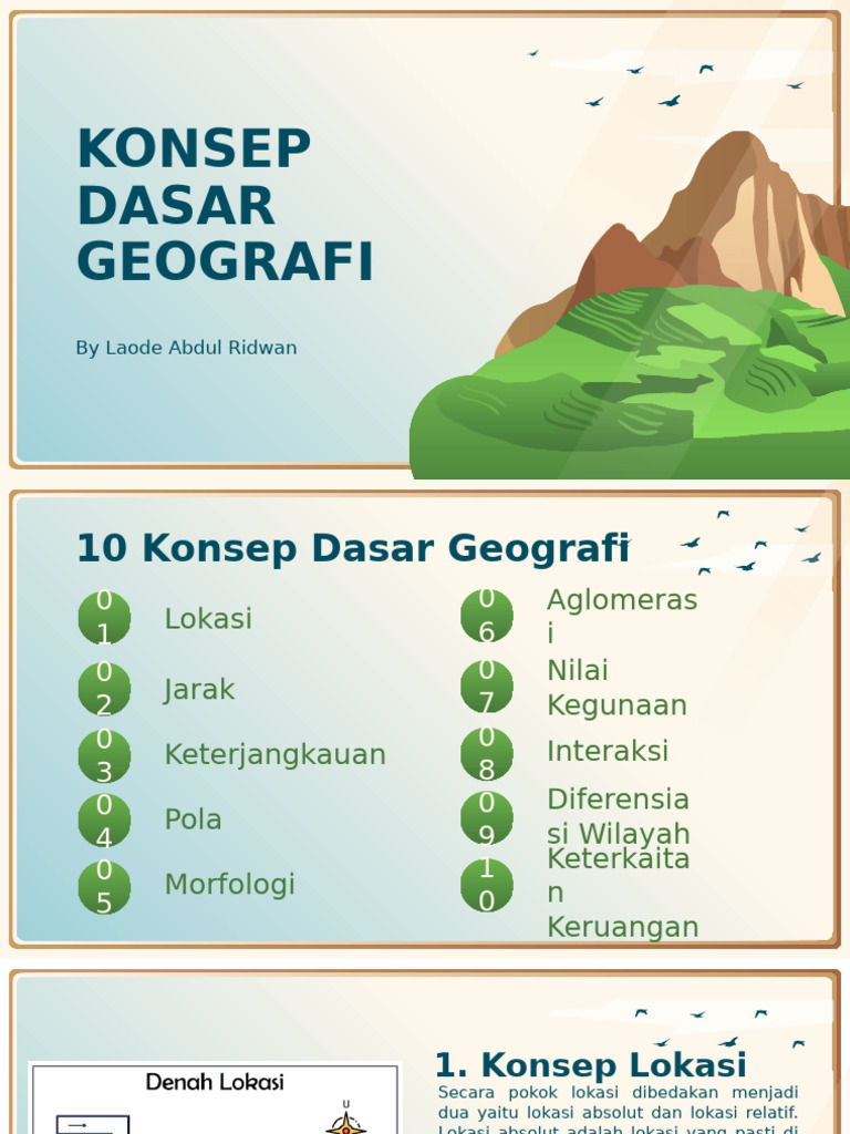 2 KONSEP DASAR GEOGRAFI | PDF