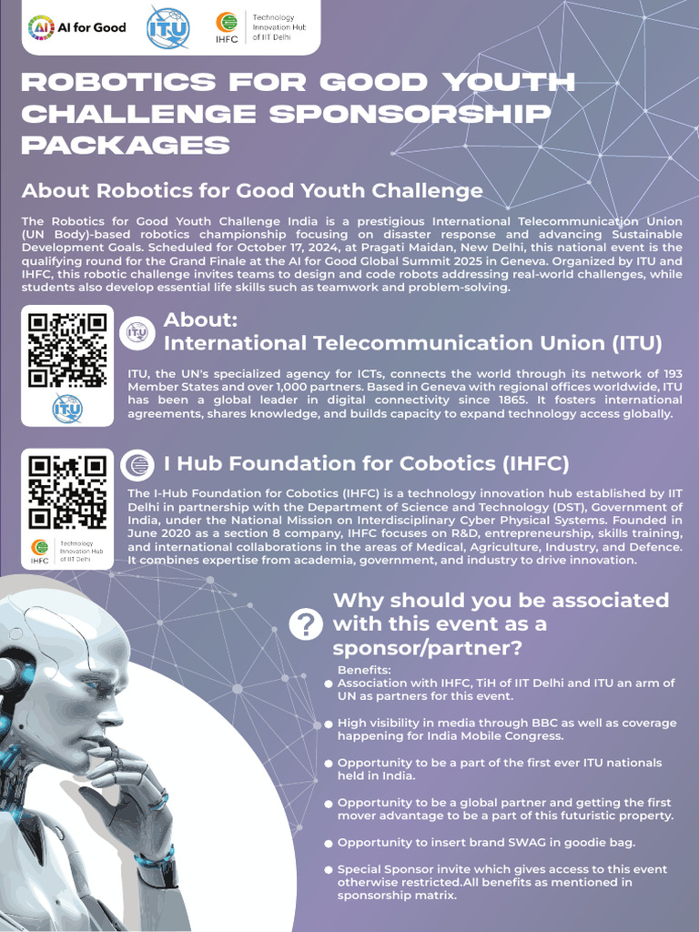 Robotics for Good Youth Challenge (1 Pager) | PDF
