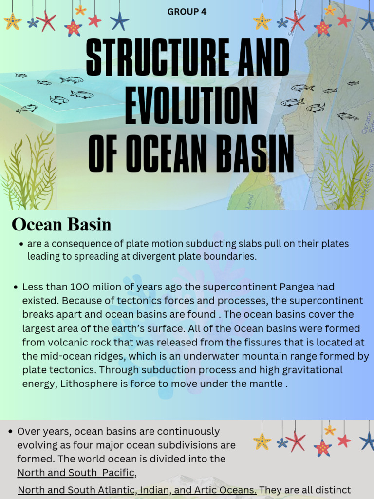 Structure and Evolution of Ocean Basin 1 | PDF