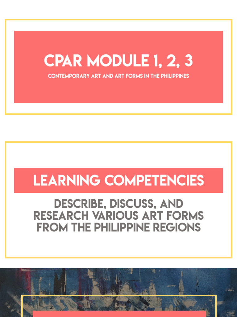 02 CPAR Contemporary Art Forms | PDF