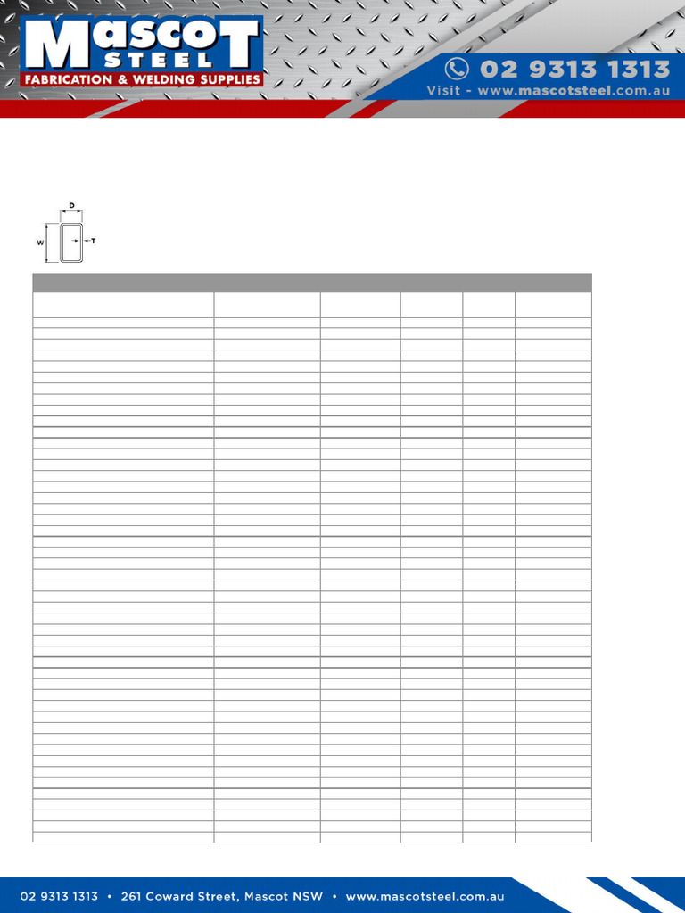 Tubular Data | PDF | Metre | Metrology