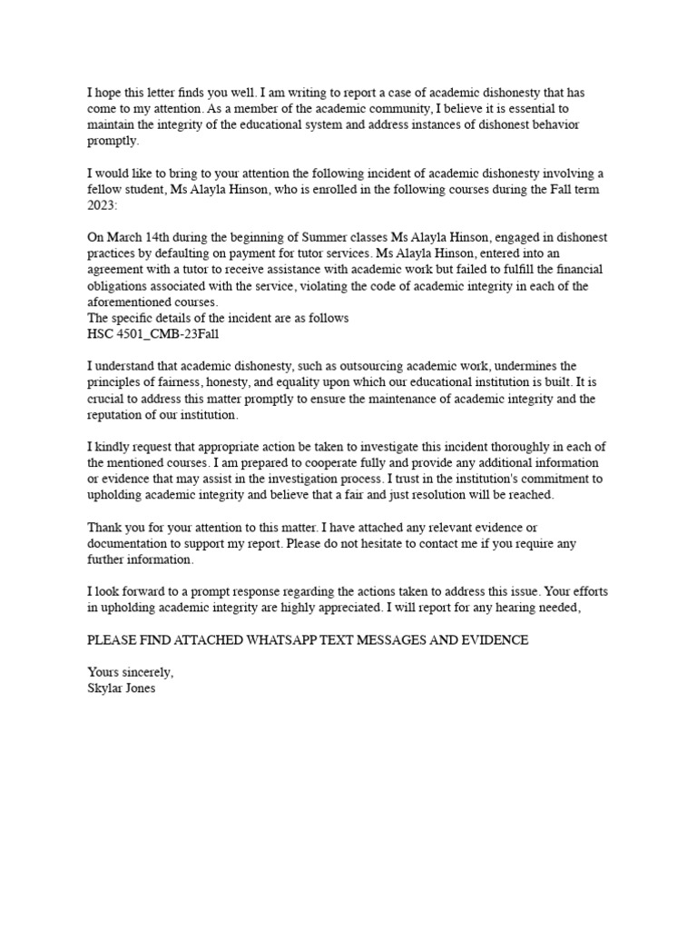 I Hope This Letter Finds You Well | PDF