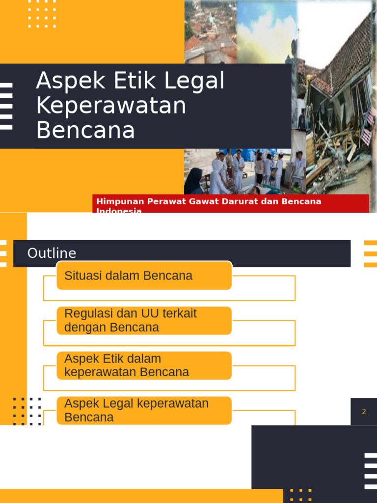 KP 7 - (Pak Roni) Aspek Etik Legal Keperawatan Bencana | PDF