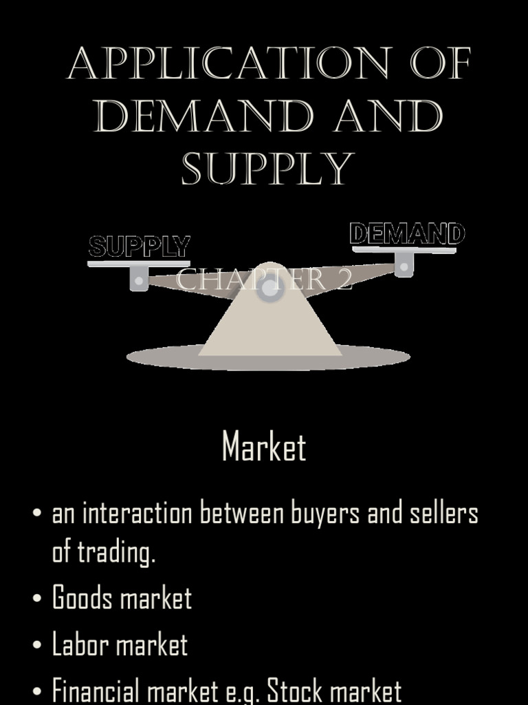 Application of Demand and Supply P1 0 | PDF