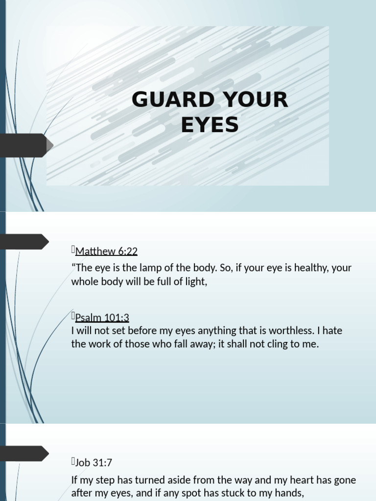 Guard Your Eyes | PDF