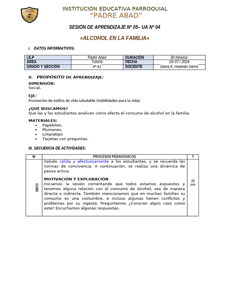 Diana - S.A. Tut 05 - Ua4 - Programa | PDF