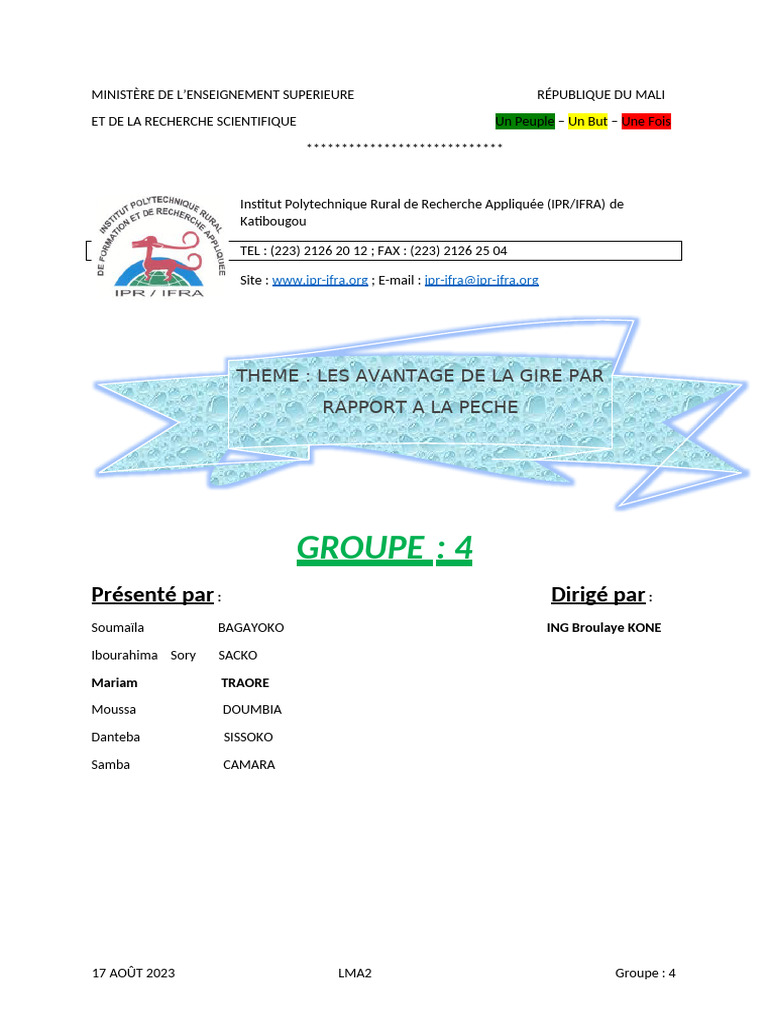 Gire Groupe4 | PDF