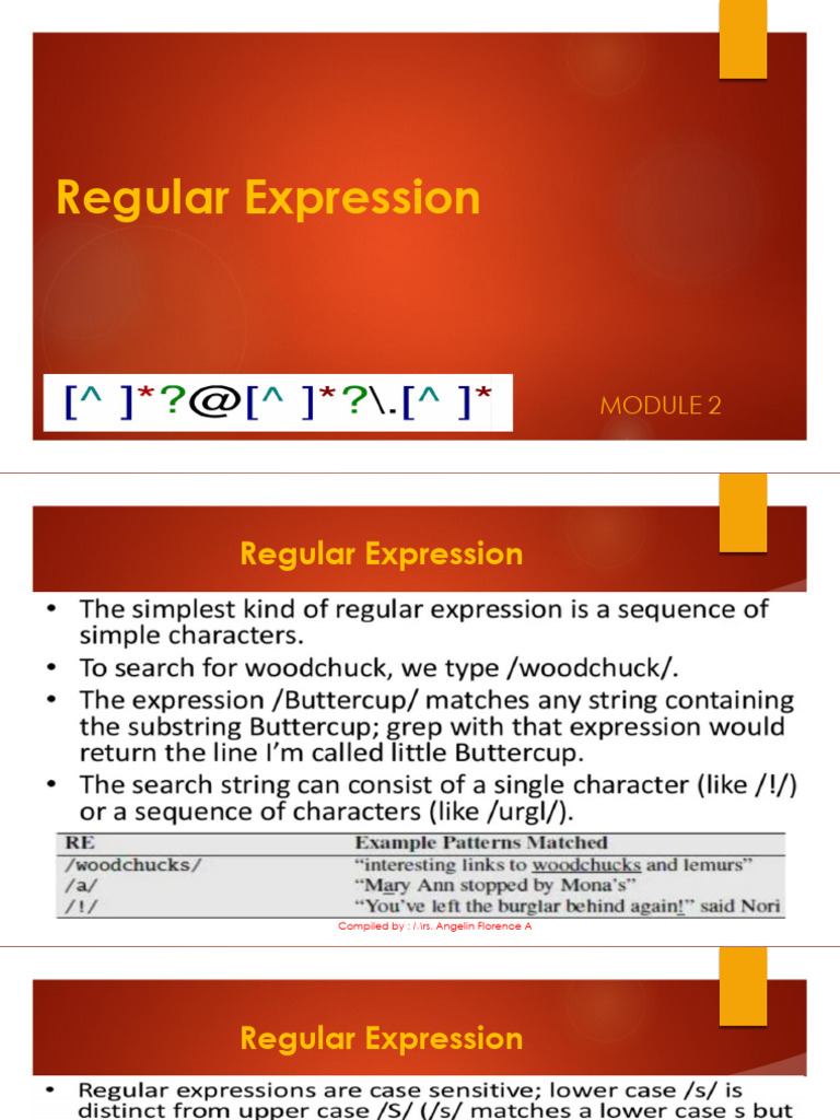 Regular Expression | PDF