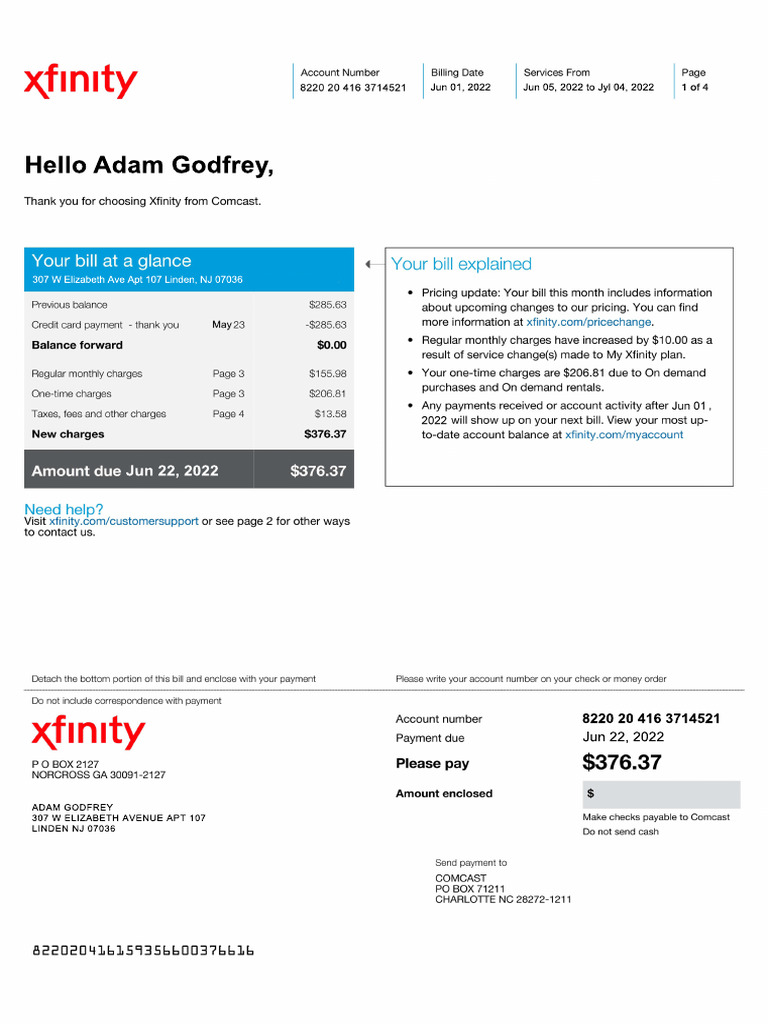 XFINITY | PDF