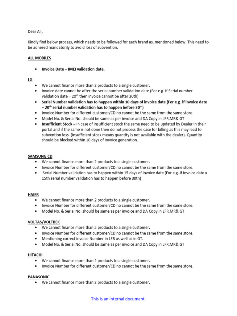 Validation and Process Note Mandatory | PDF