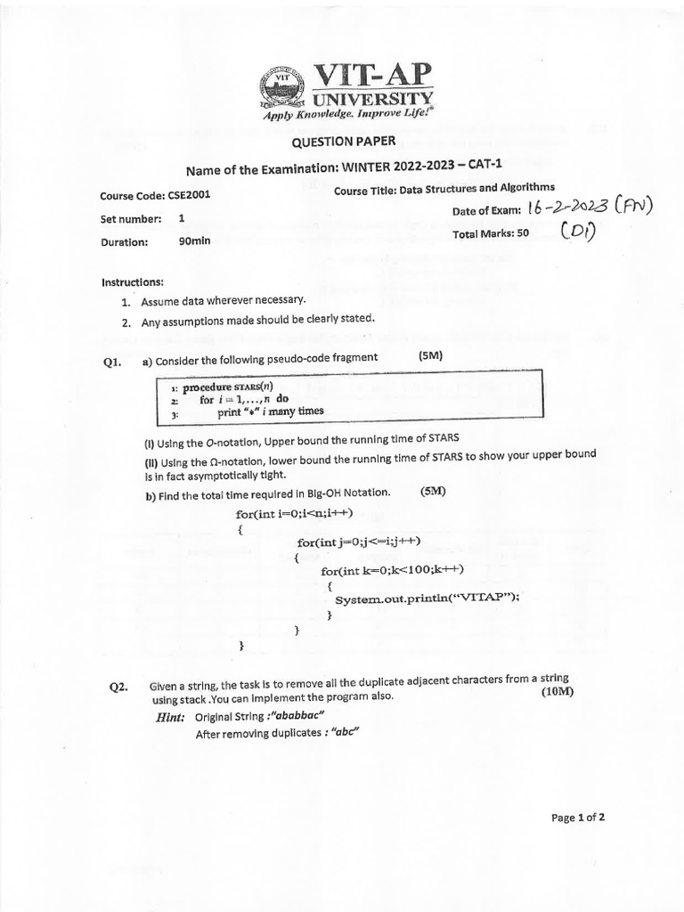 CSE2001 (1) (7) | PDF