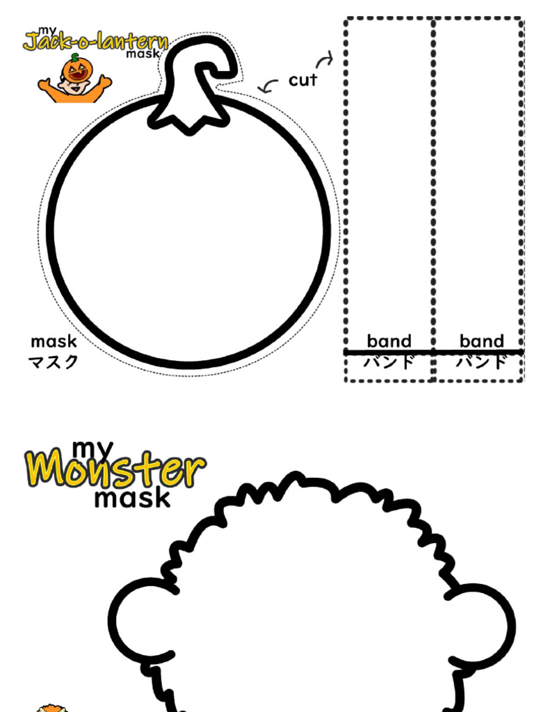 Cook - Halloween Masks Set - Compressed | PDF