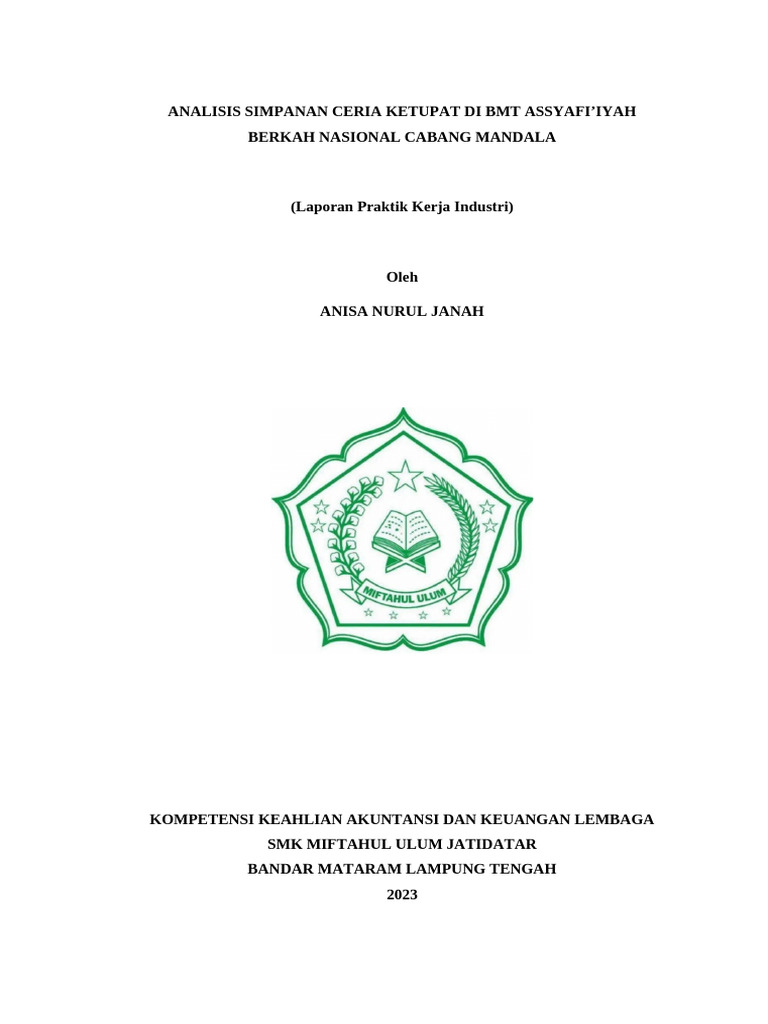 Anisa Cover Revisi | PDF