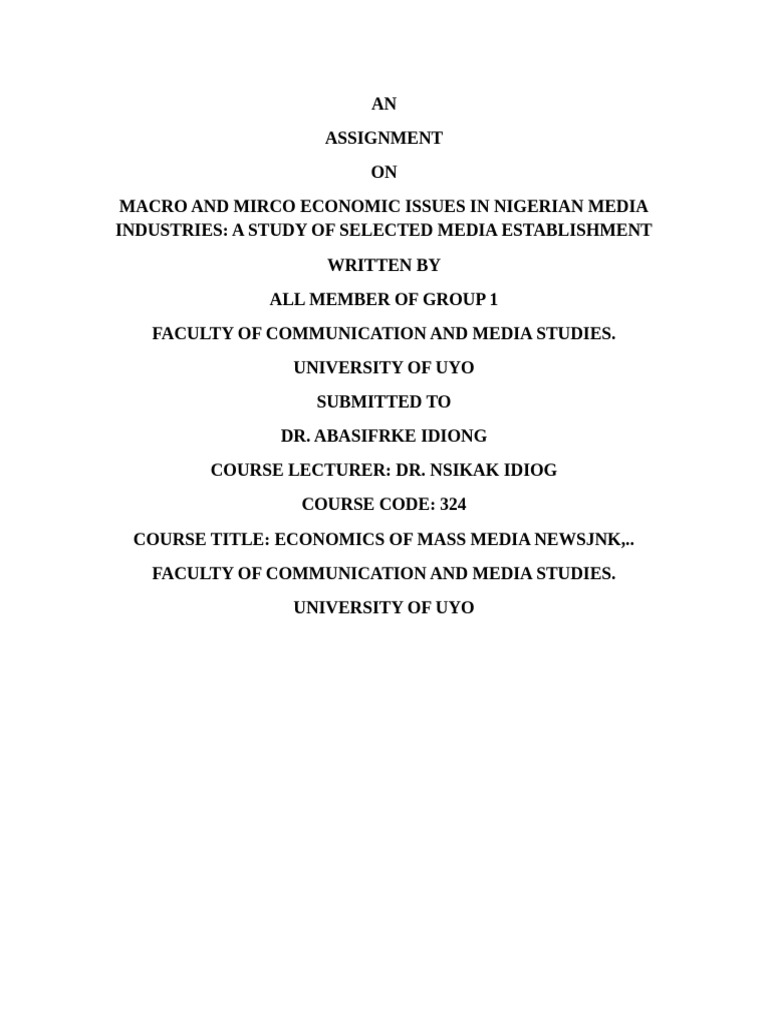 Macro and Mirco Economic Issues | PDF | Macroeconomics | Social Science