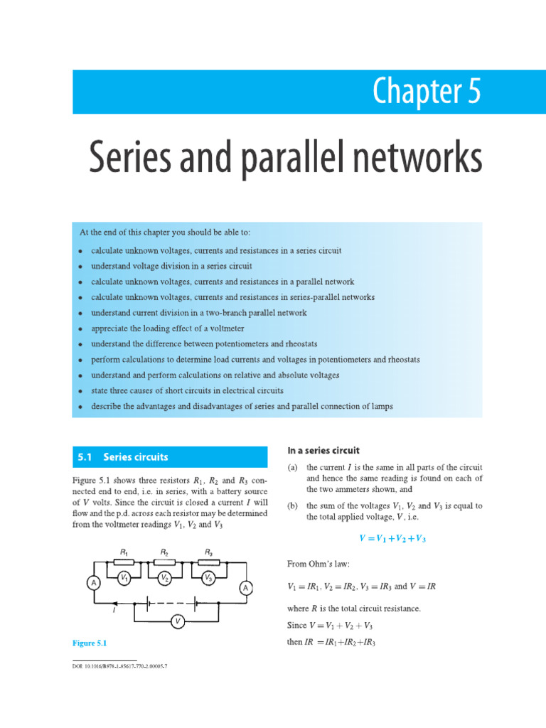 Series and Parallel Circuits | PDF