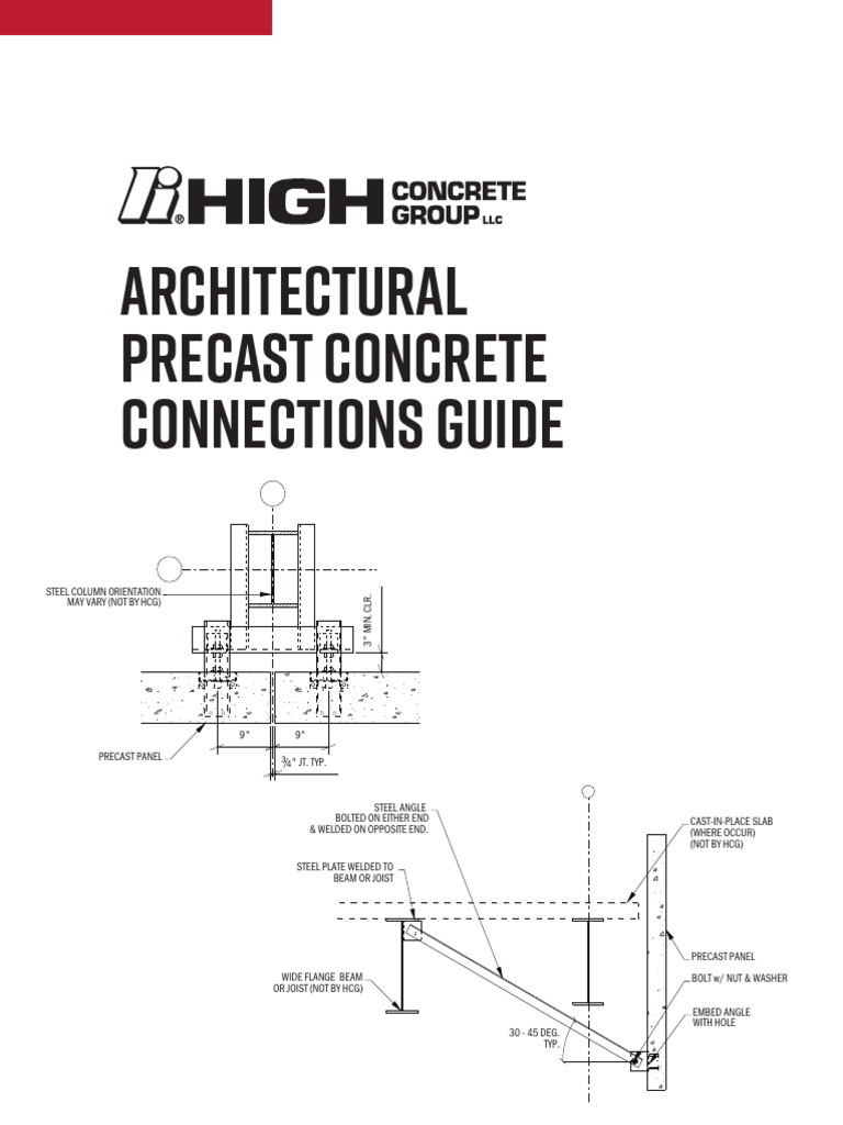Architectural Precast Concrete Connections Guide | PDF