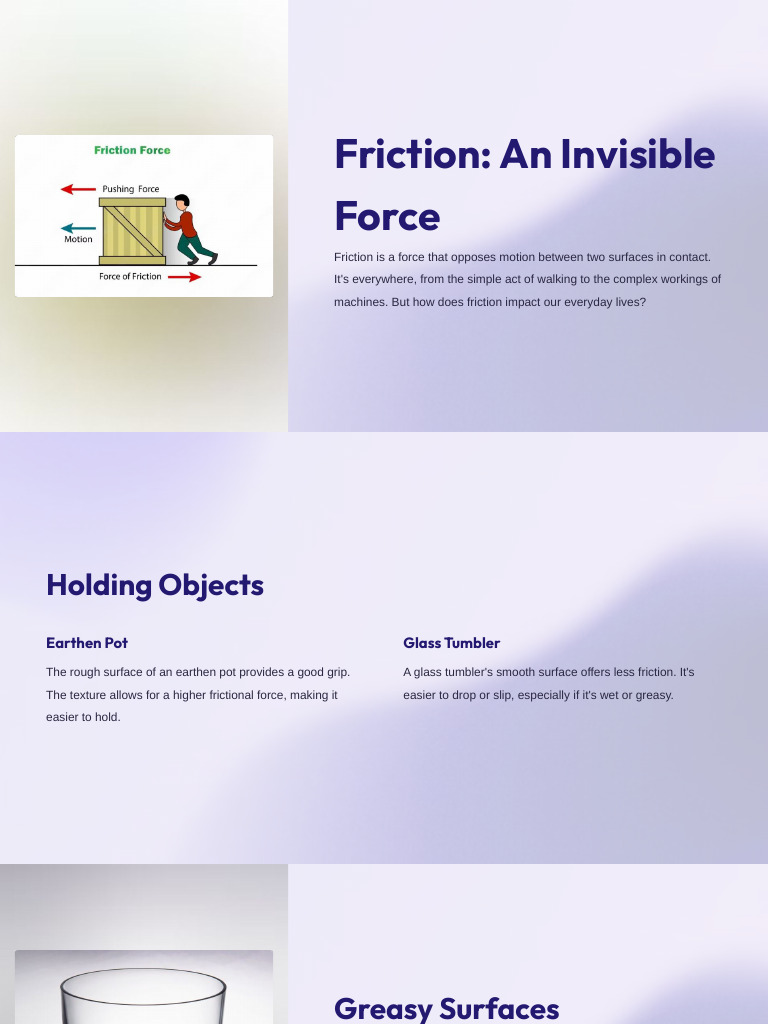 Friction-An-Invisible-Force | PDF