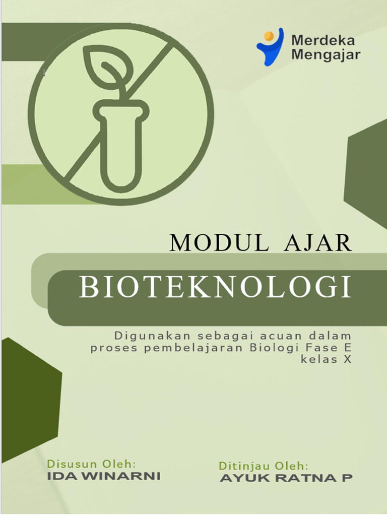 Modul Ajar Biologi - Penyelidikan Inovasi Teknologi Biologi - Fase E | PDF