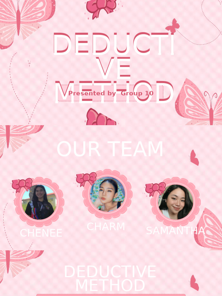 Deductive Method | PDF