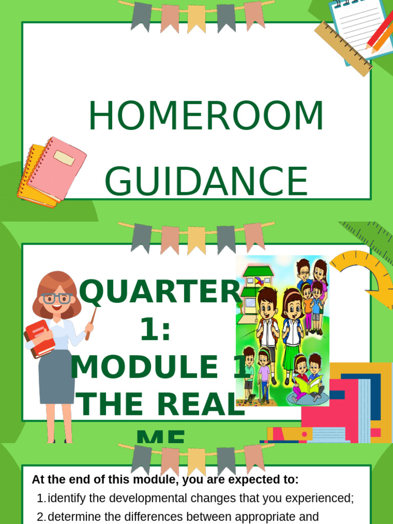 Homeroom Guidance Quarter 1 Week The Real Me July 29 August 022024 | PDF