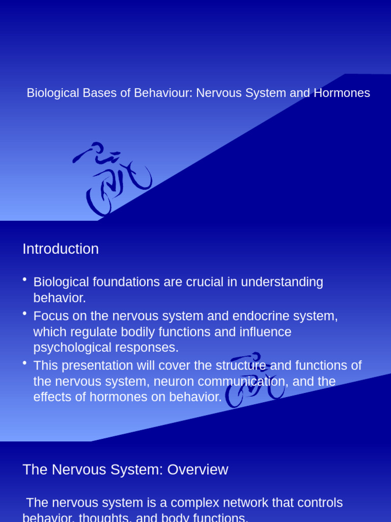 Biological Bases of Behaviour | PDF