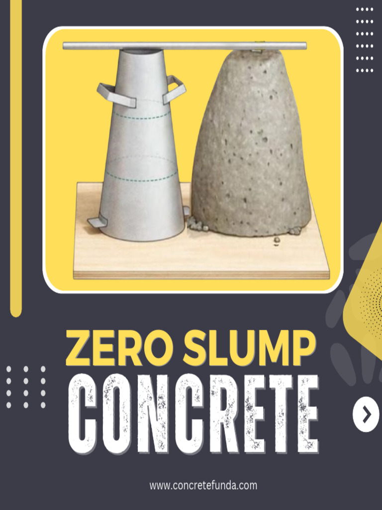 Zero Slump Concrete | PDF | Art | Technology & Engineering