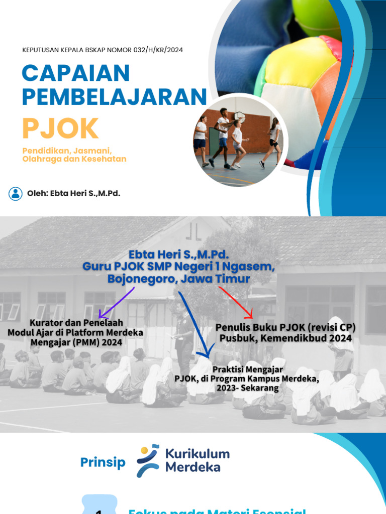 Seminar CP PJOK EGuruid | PDF