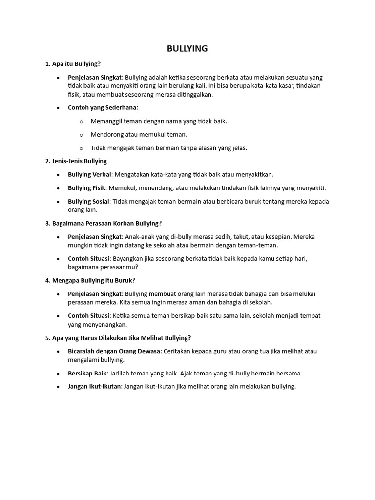 BULLYING | PDF