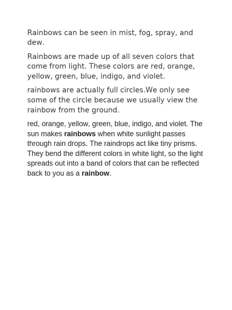 Rainbow | PDF