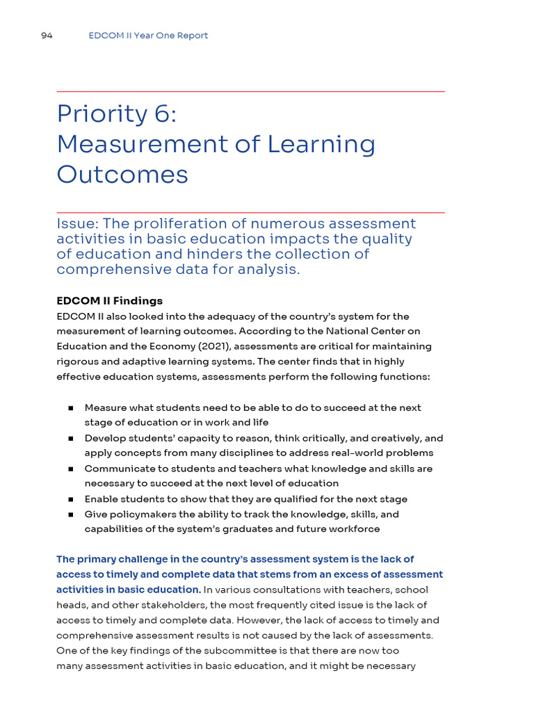 EDCOM 2 - Priority 6 | PDF