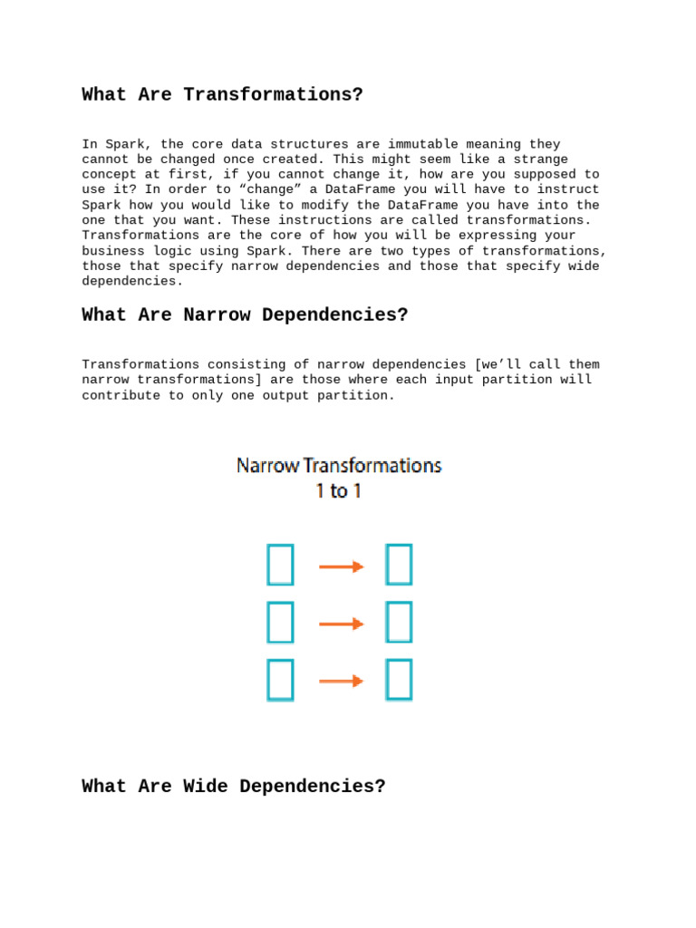 Transformations in PySpark, Two Types of Transformations and An Example ...