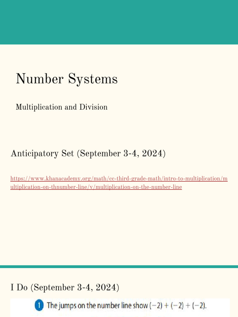 Number Systems (NS2a) | PDF