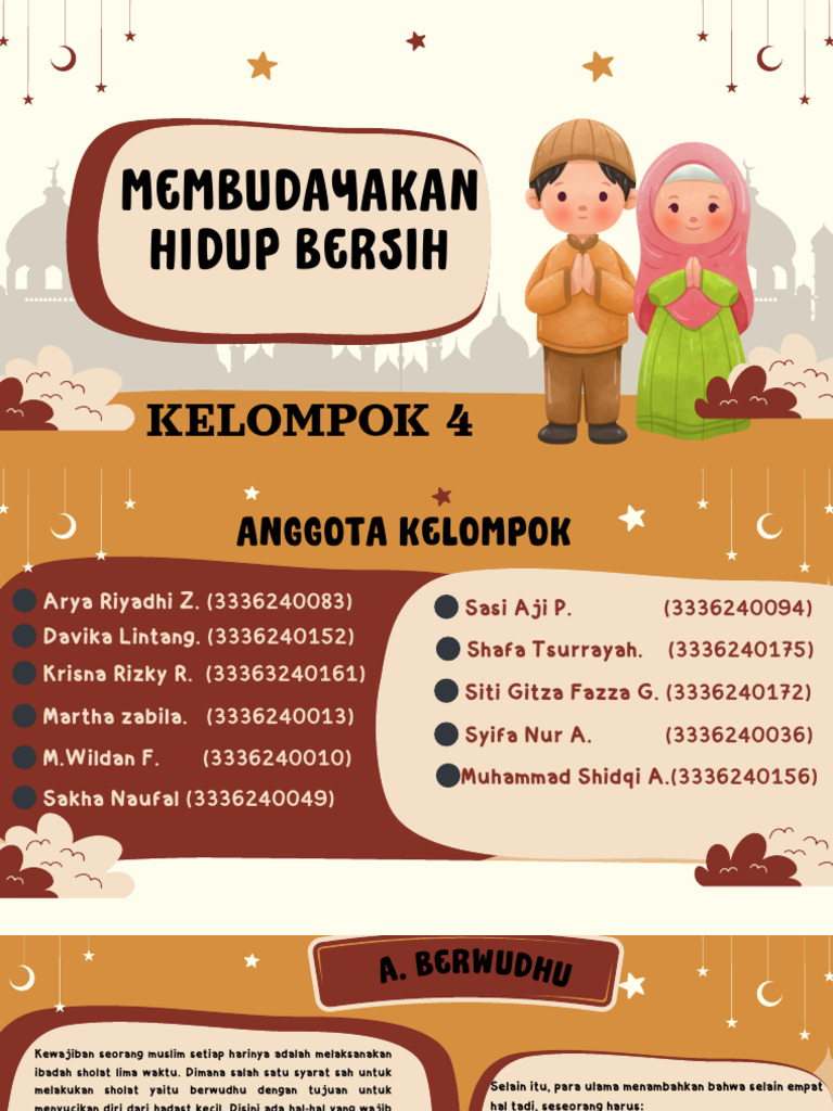 Membudayakan Hidup Bersih KLMPK 4. | PDF