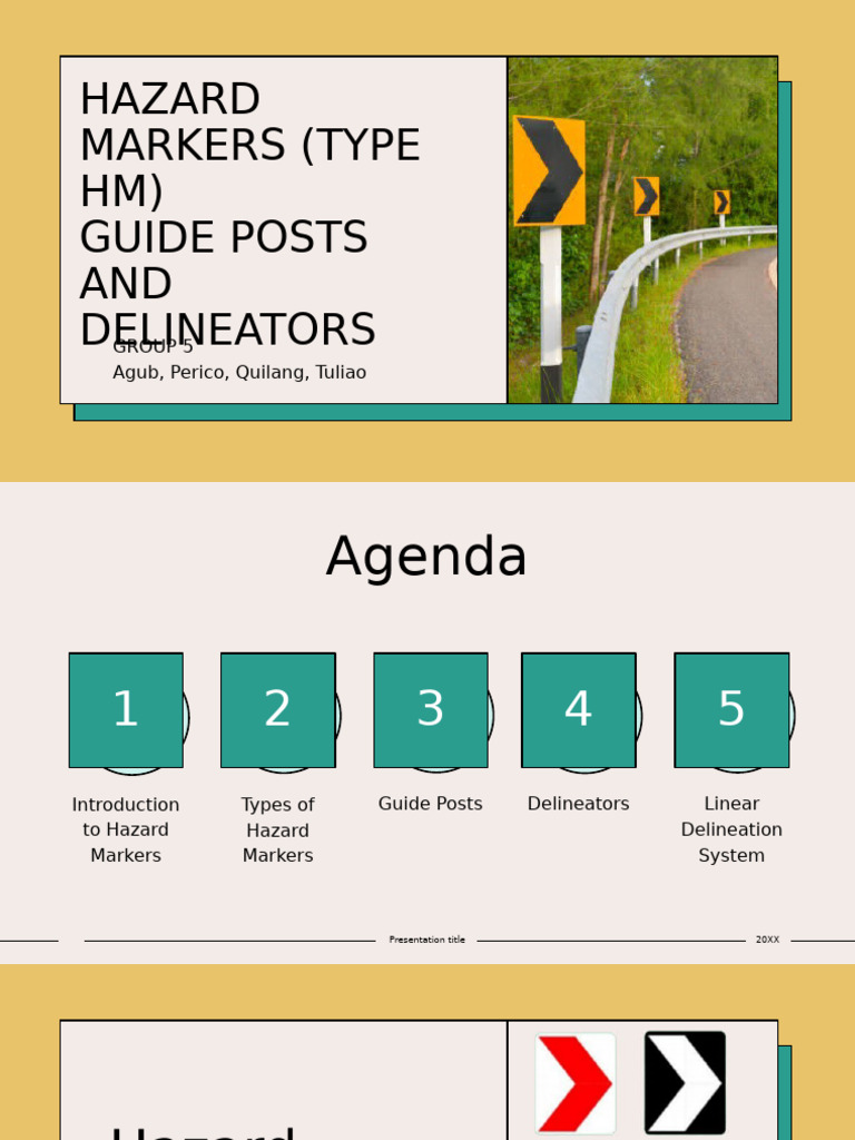 Hazard Markers Type HM | PDF