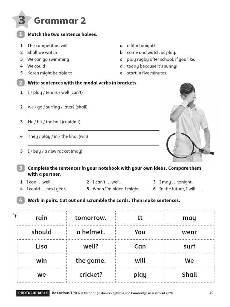 Be Curious 6_Grammar Worksheet_Unit 3_2 | PDF